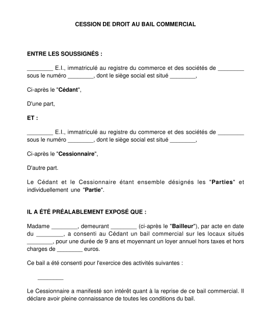 Kit Bailleur® Commerce - France